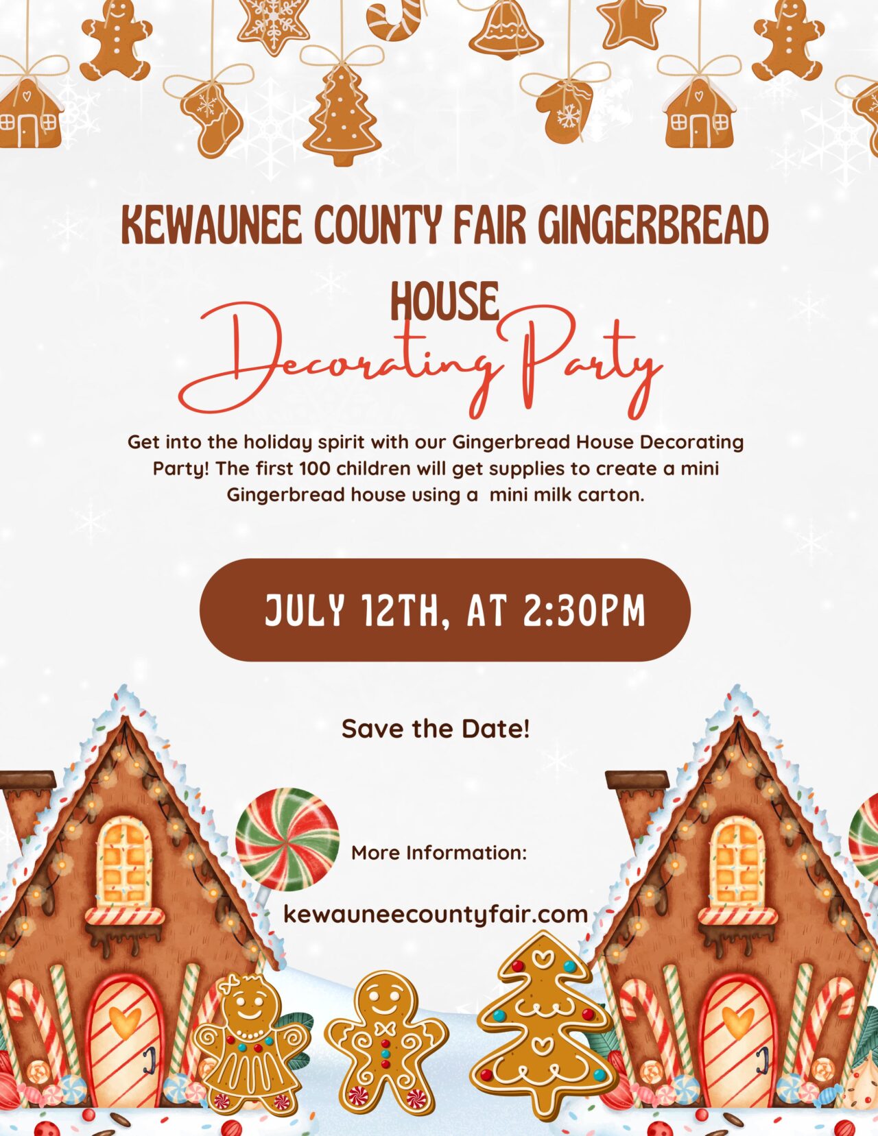Gingerbread House Decorating - Kewaunee County Fair